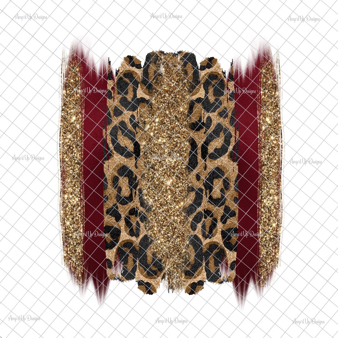 Leopard Brush Strokes PNG Brush Strokes Sublimation PNG - Etsy