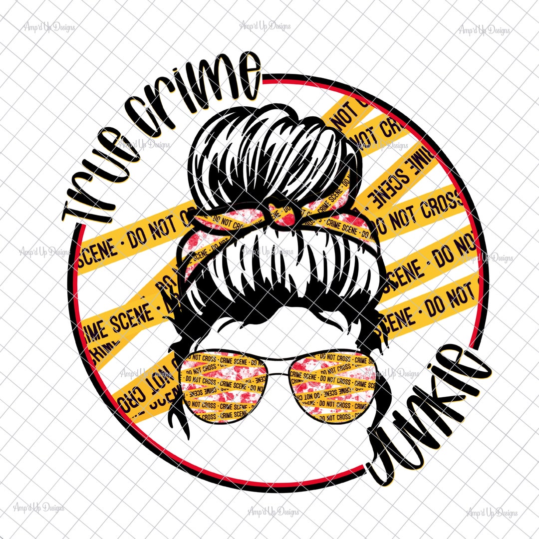 True Crime Junkie Skull Clear Laser Printed Waterslide Image, Skull ...