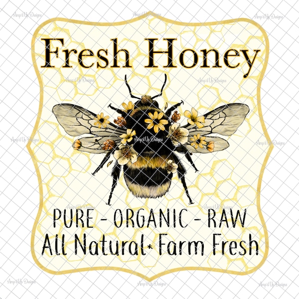 Honey Bee Labels - Etsy