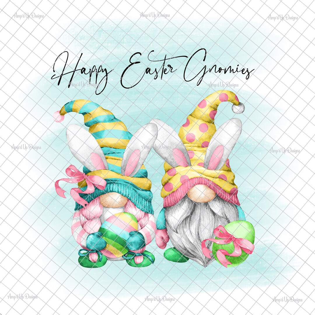 Happy Easter PNG, Sublimation, Gnome PNG, Easter Gnome Download, Gnome ...