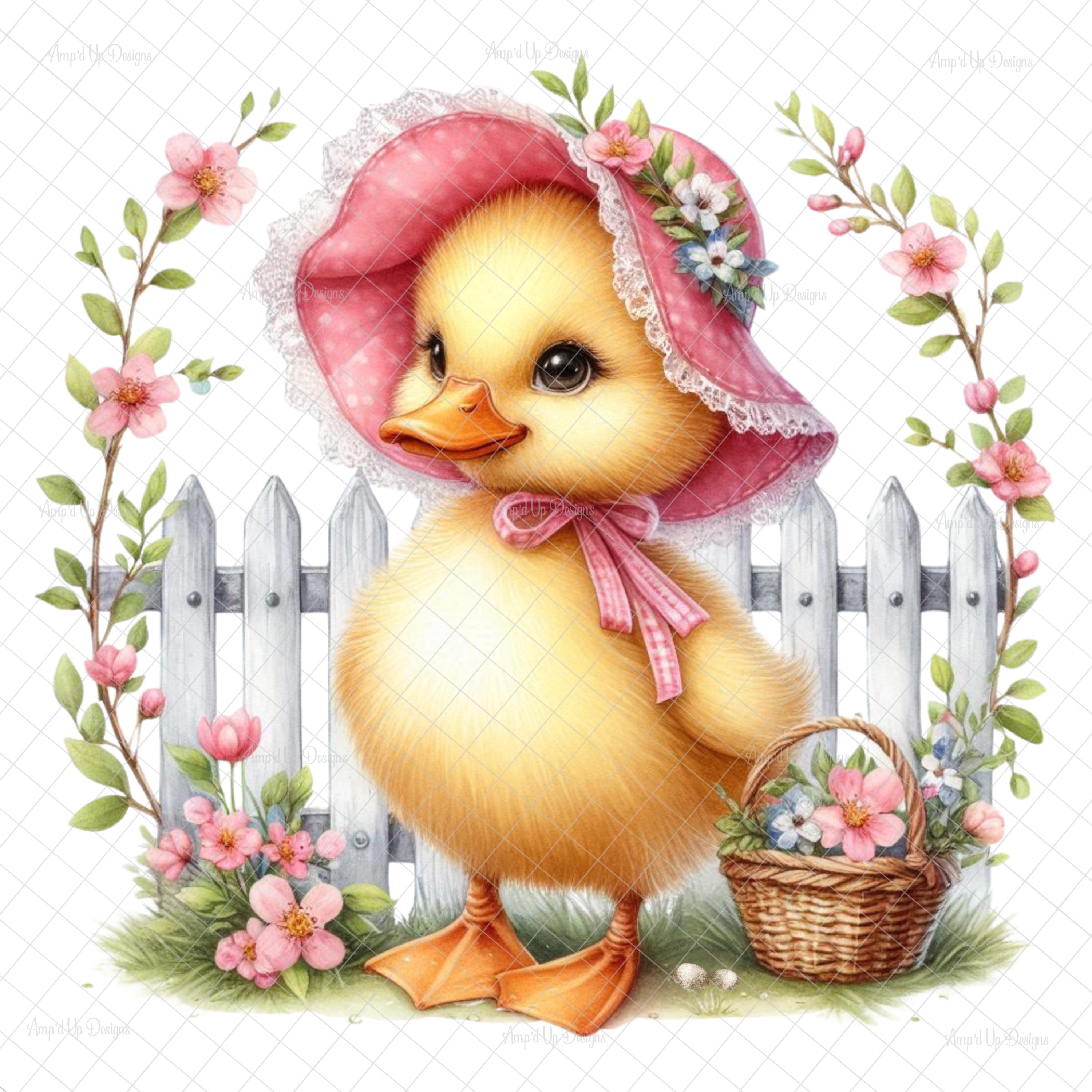 Spring Ducks PNG, Sublimation, Digital, DTF, Spring Duck Graphic, Duck ...