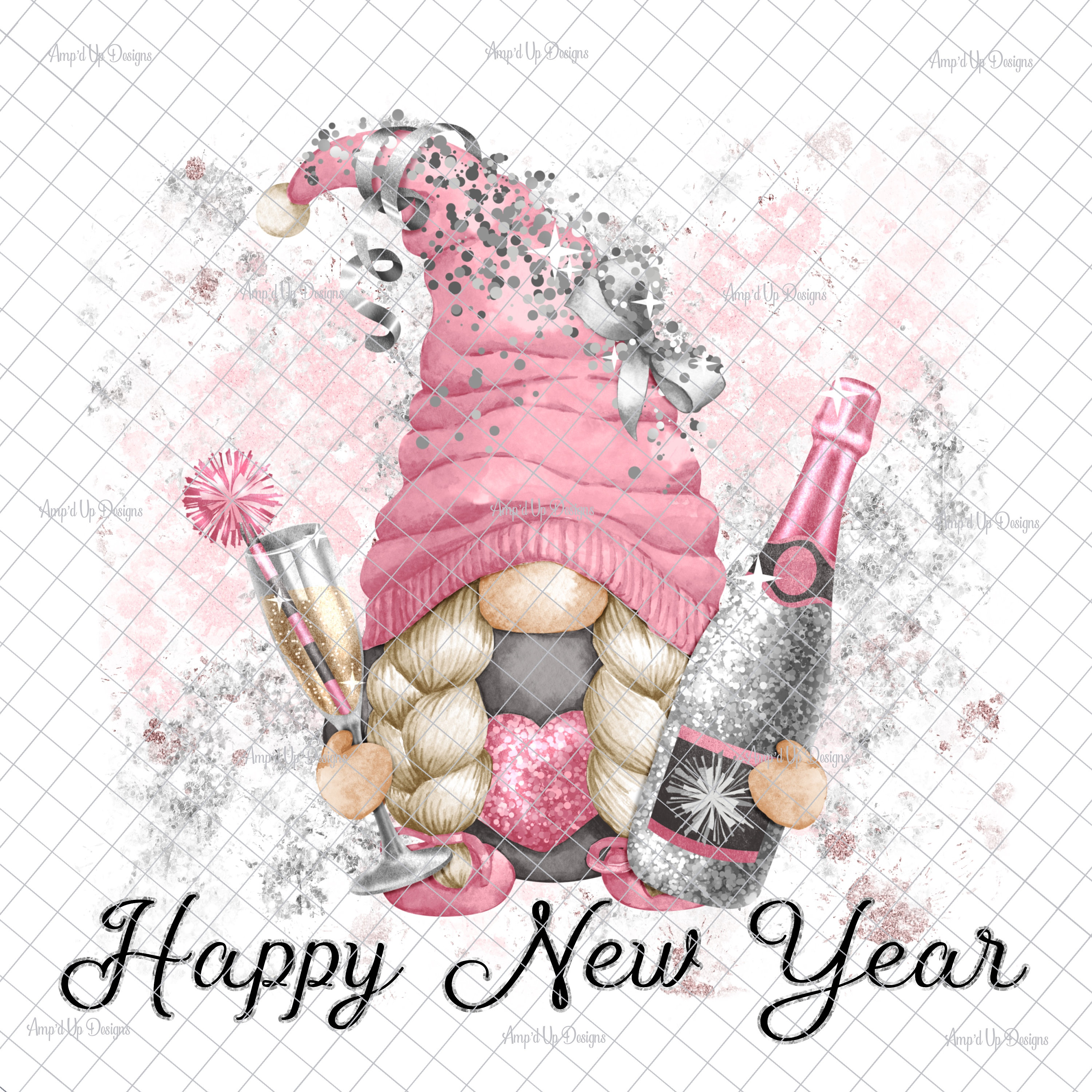 New Year Gnome PNG PNG Graphics New Years Sublimation - Etsy