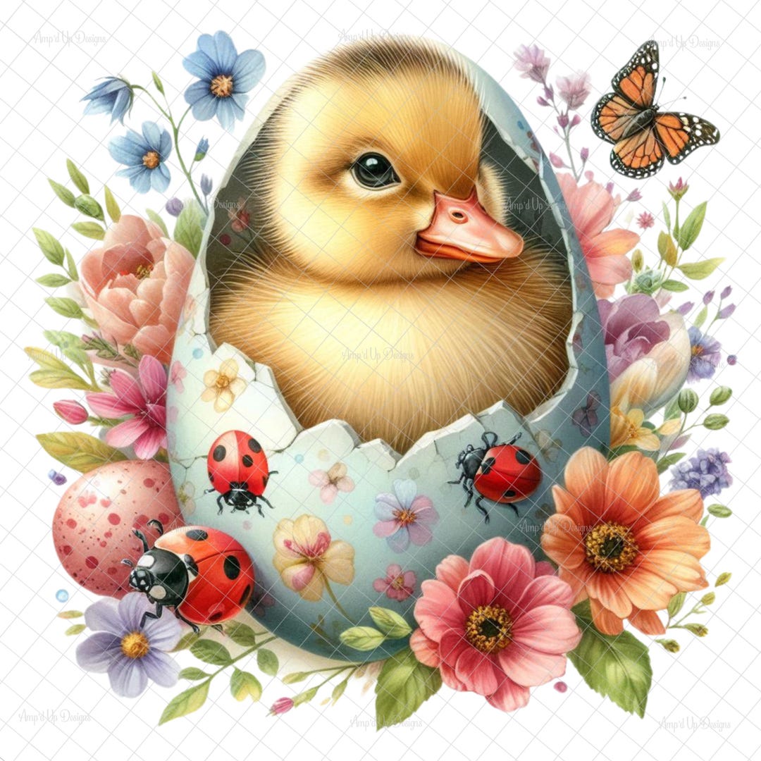 Spring Ducks PNG, Sublimation, Digital, DTF, Spring Duck Graphic, Duck ...