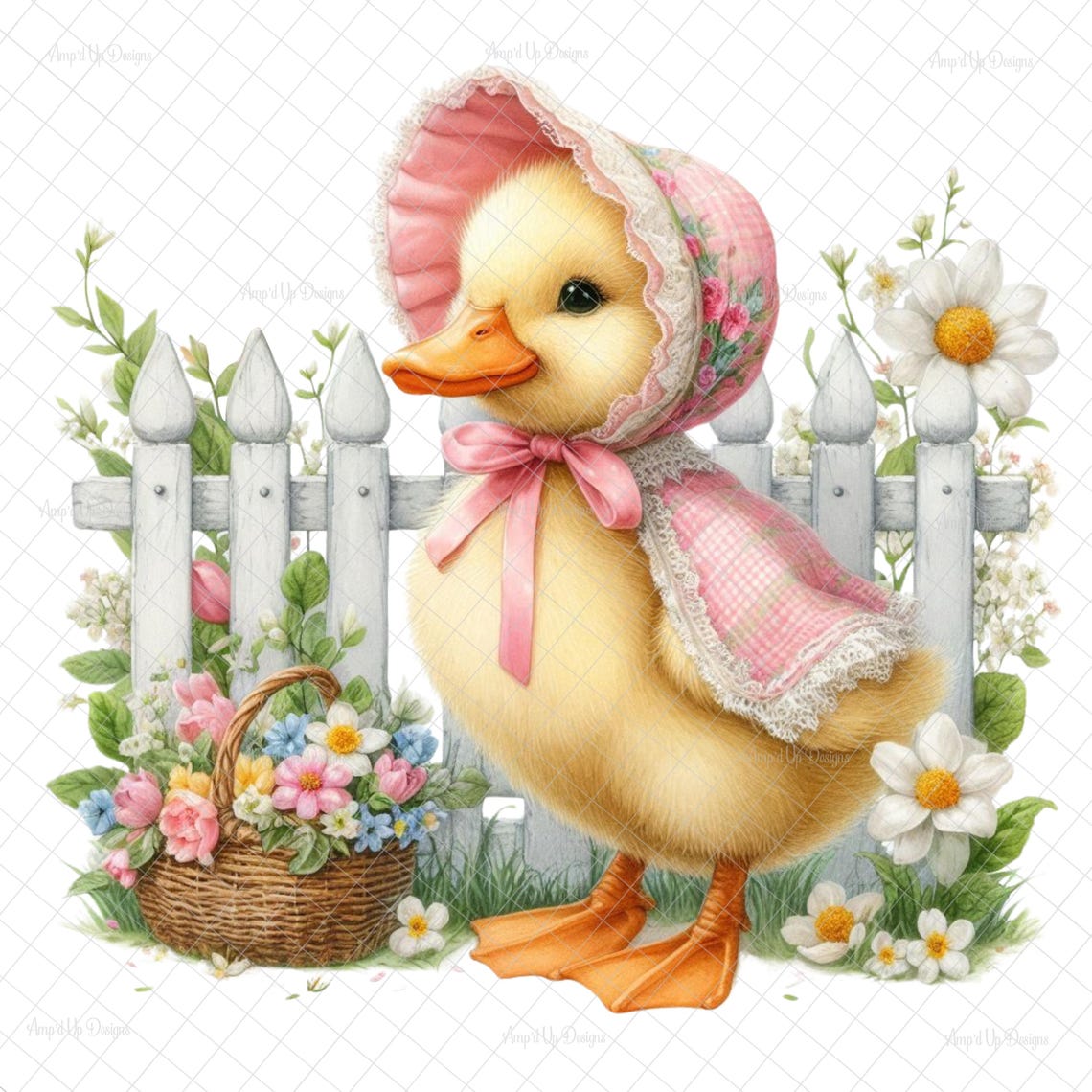 Spring Ducks PNG, Sublimation, Digital, DTF, Spring Duck Graphic, Duck ...