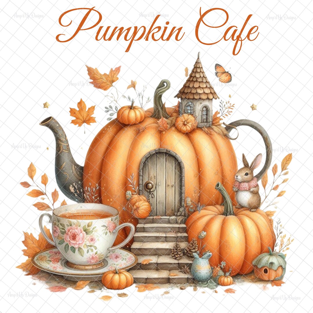 Pumpkin Cafe PNG, PNG Graphics, Pumpkins, Pumpkin Latte, Pumpkin Spice ...
