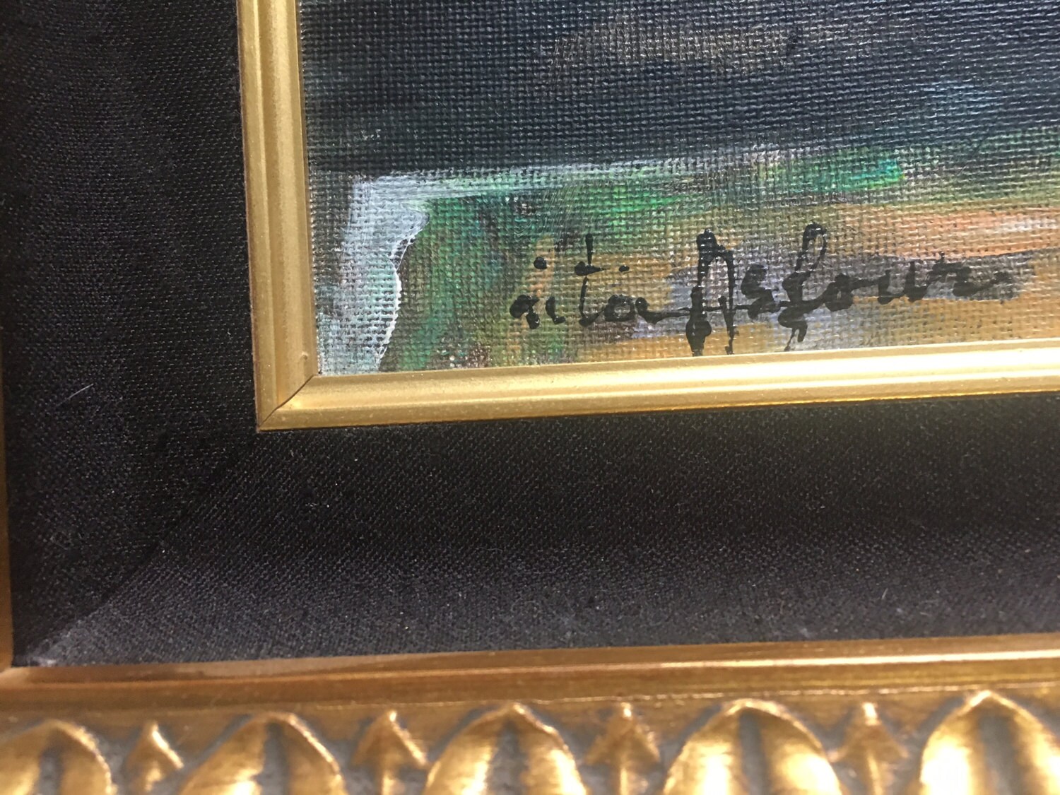 Rita Asfour Original Oil Painting, Beautifully Framed - Etsy