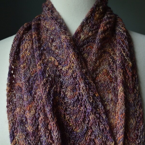 Plum Scarf - Etsy