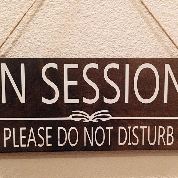 In Session Sign - Etsy