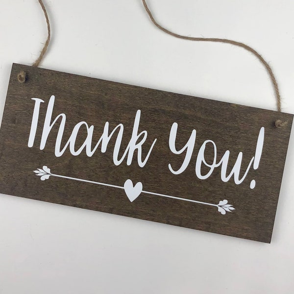 Wedding Thank You Sign - Etsy