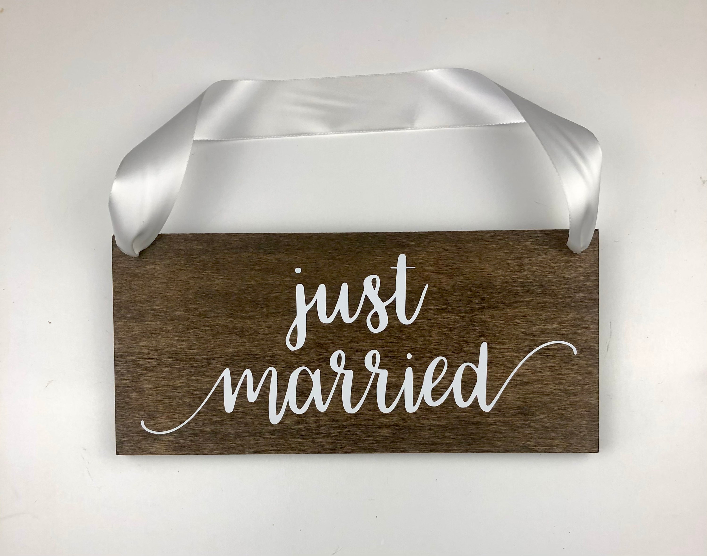 Just Married Custom Wood Sign Wedding Sign Bride and Groom - Etsy