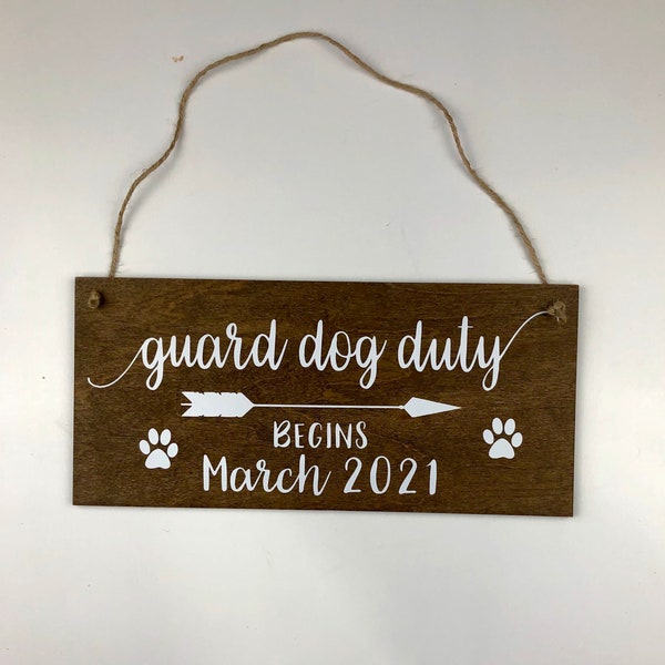Guard Dog Sign - Etsy