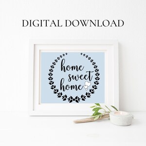 Printable Home Sweet Home Instant Download's Digital | Etsy