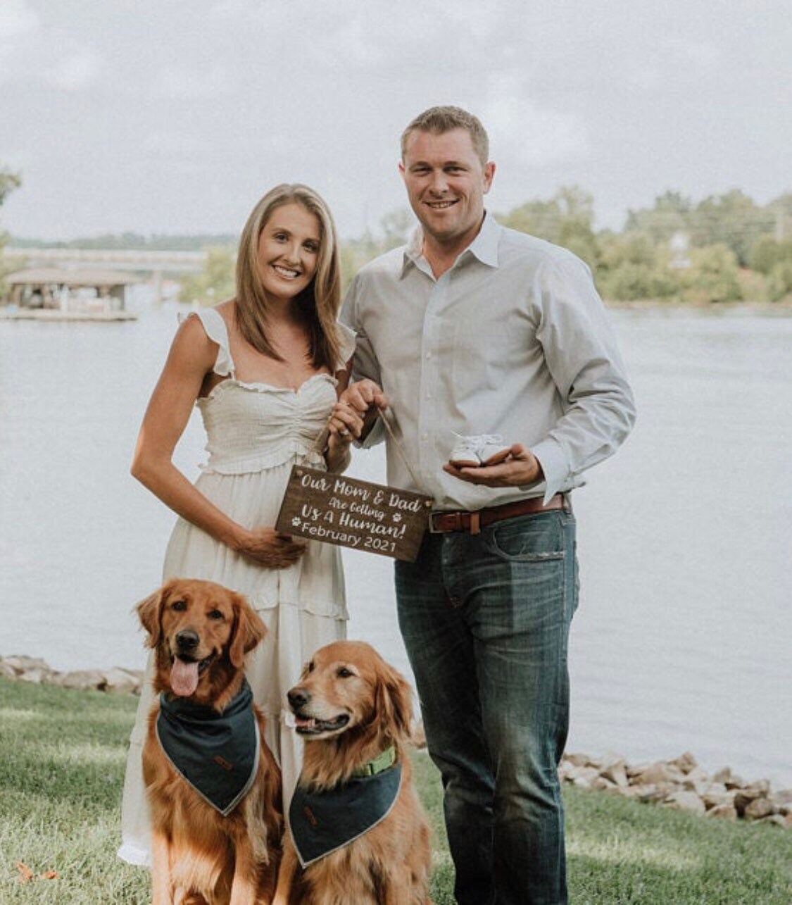 Our Mom & Dad Are Getting Us A Human Baby Announcement Dog Pet | Etsy