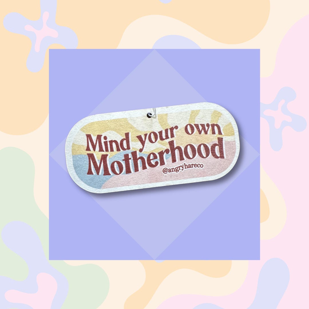 Mind Your Own Motherhood | Vanilla Air Freshener | Retro, Trendy Car ...