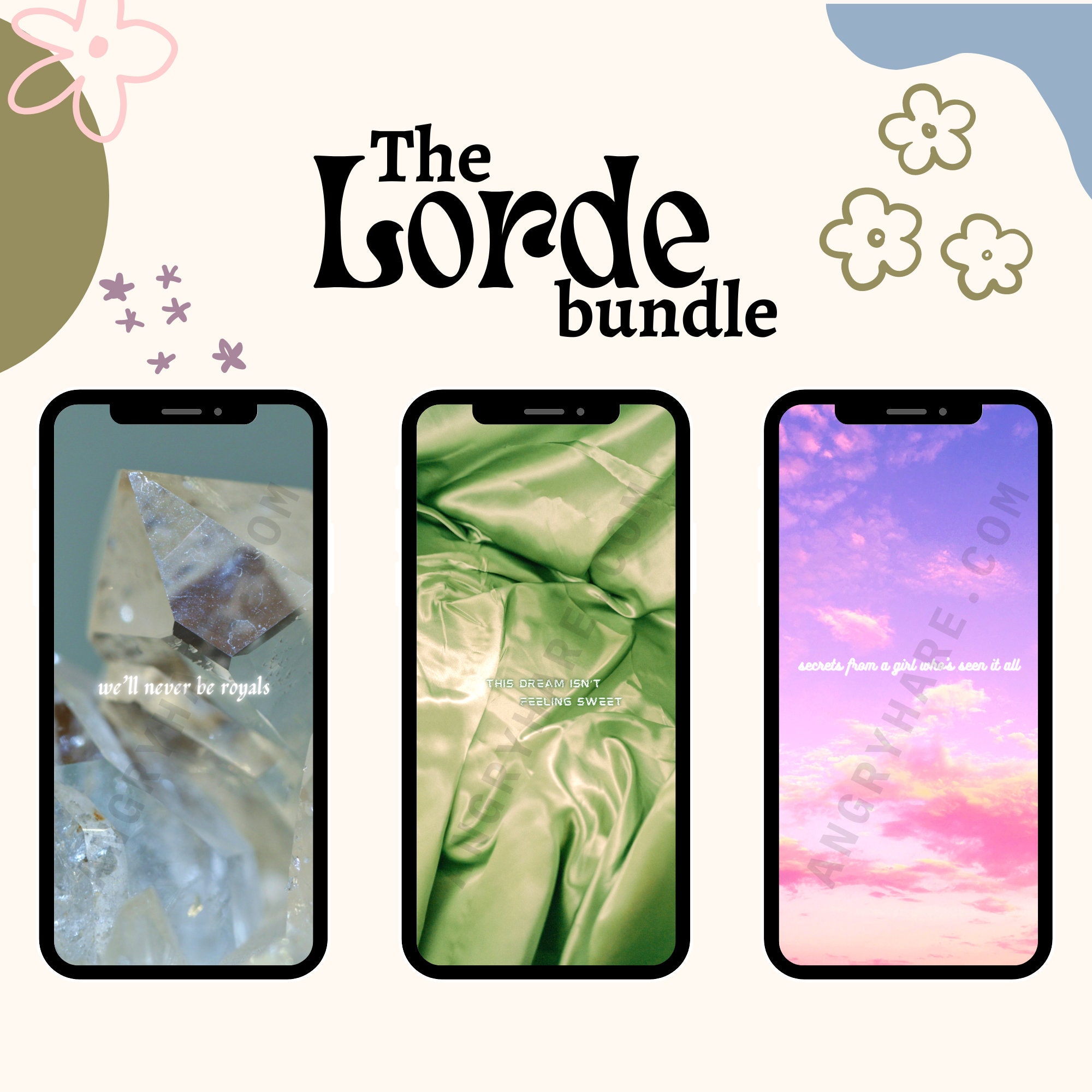Lorde Wallpapers 25 Hand-designed Lock Screens Pure Heroine, Melodrama, Solar Power Lyrics ...
