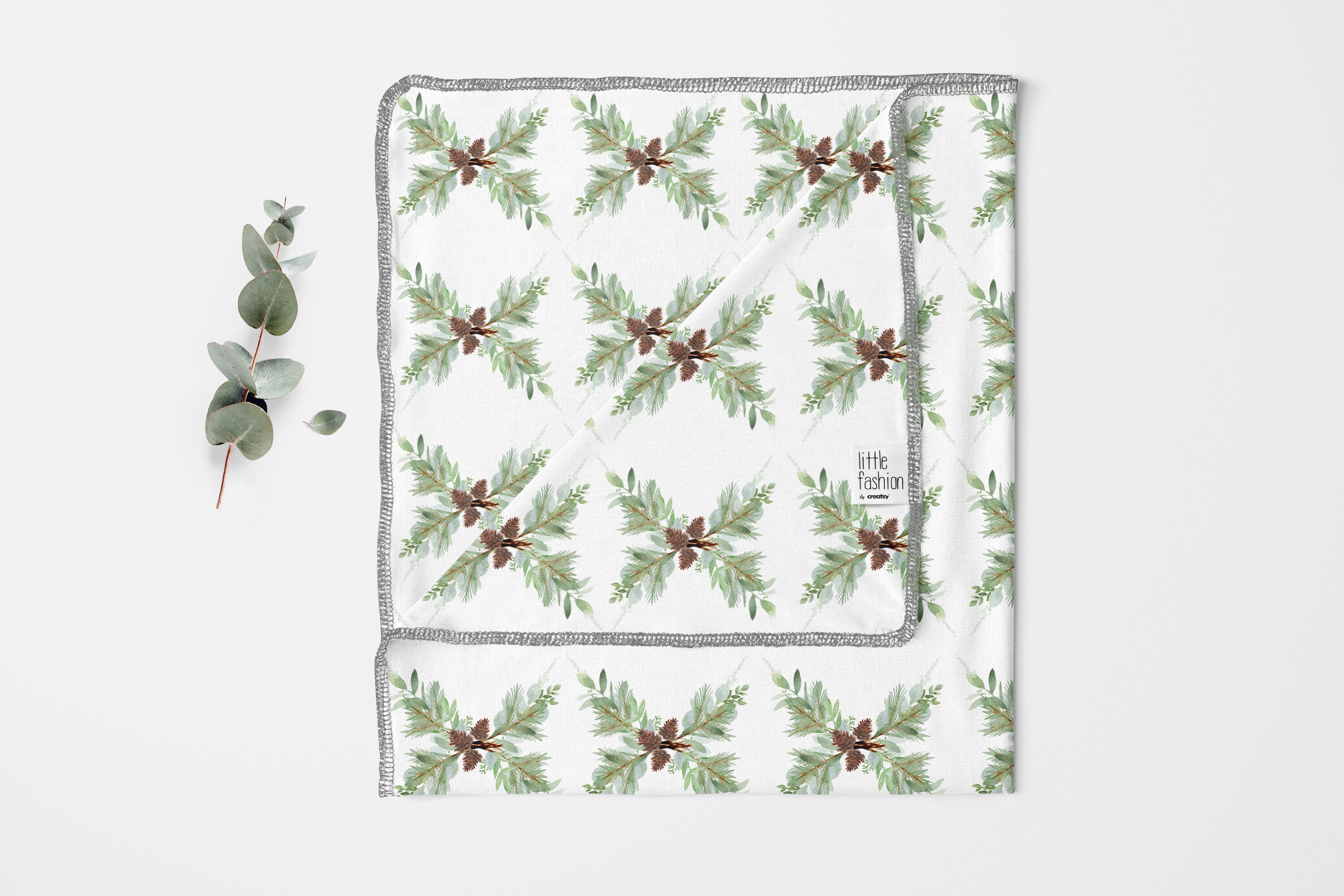 9 Watercolor Christmas Vibes Digital Paper Eucalyptus and - Etsy