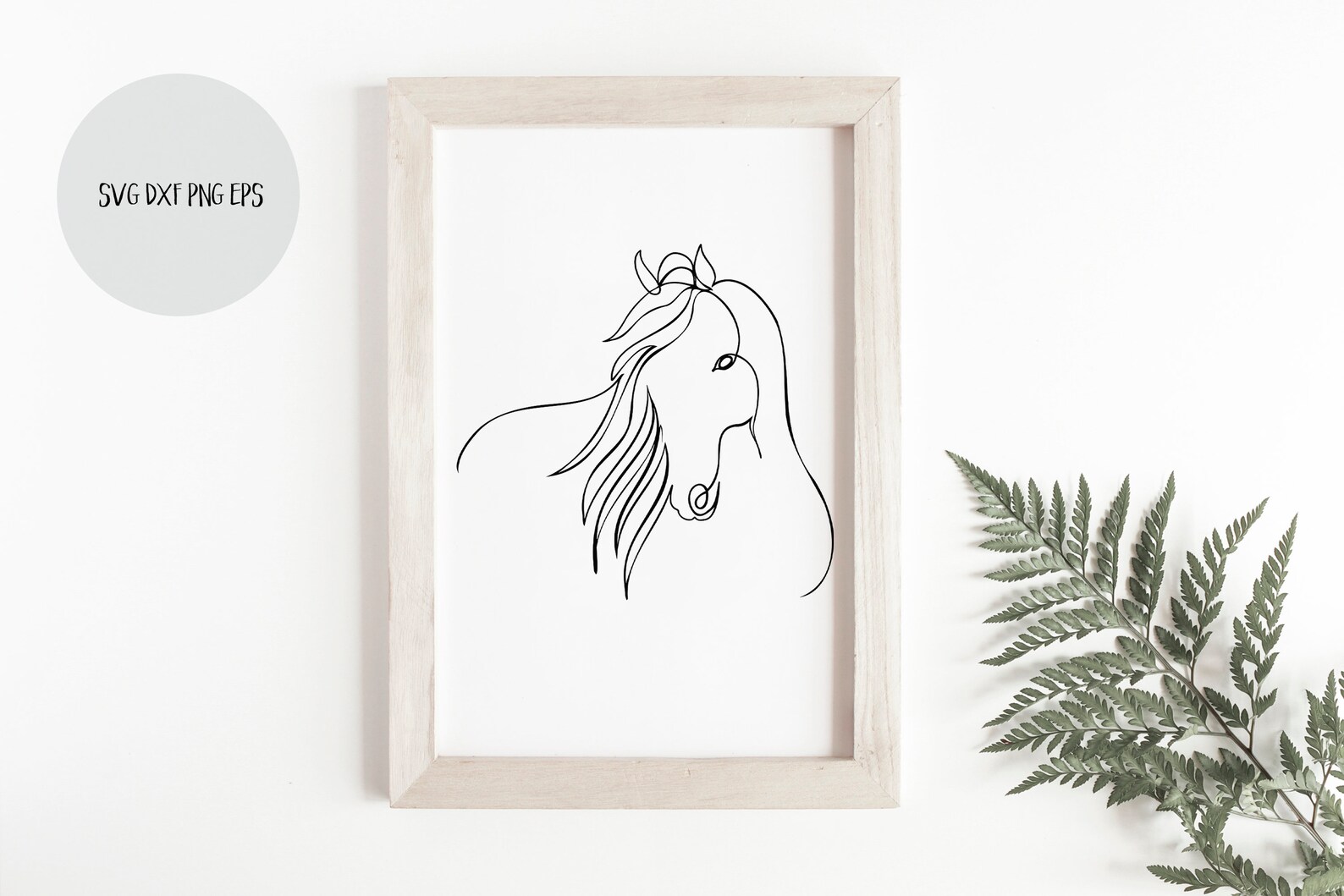 Horse Continuous Line Art in PNG SVG or Sublimation Art Cutting File - Etsy