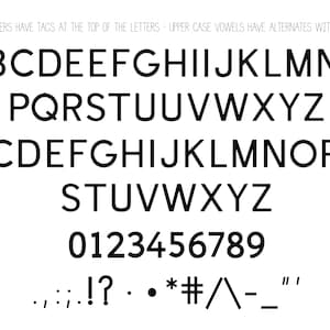 DIGITAL Letter Board Font With 3 Background - INSTANT DOWNLOAD - Etsy