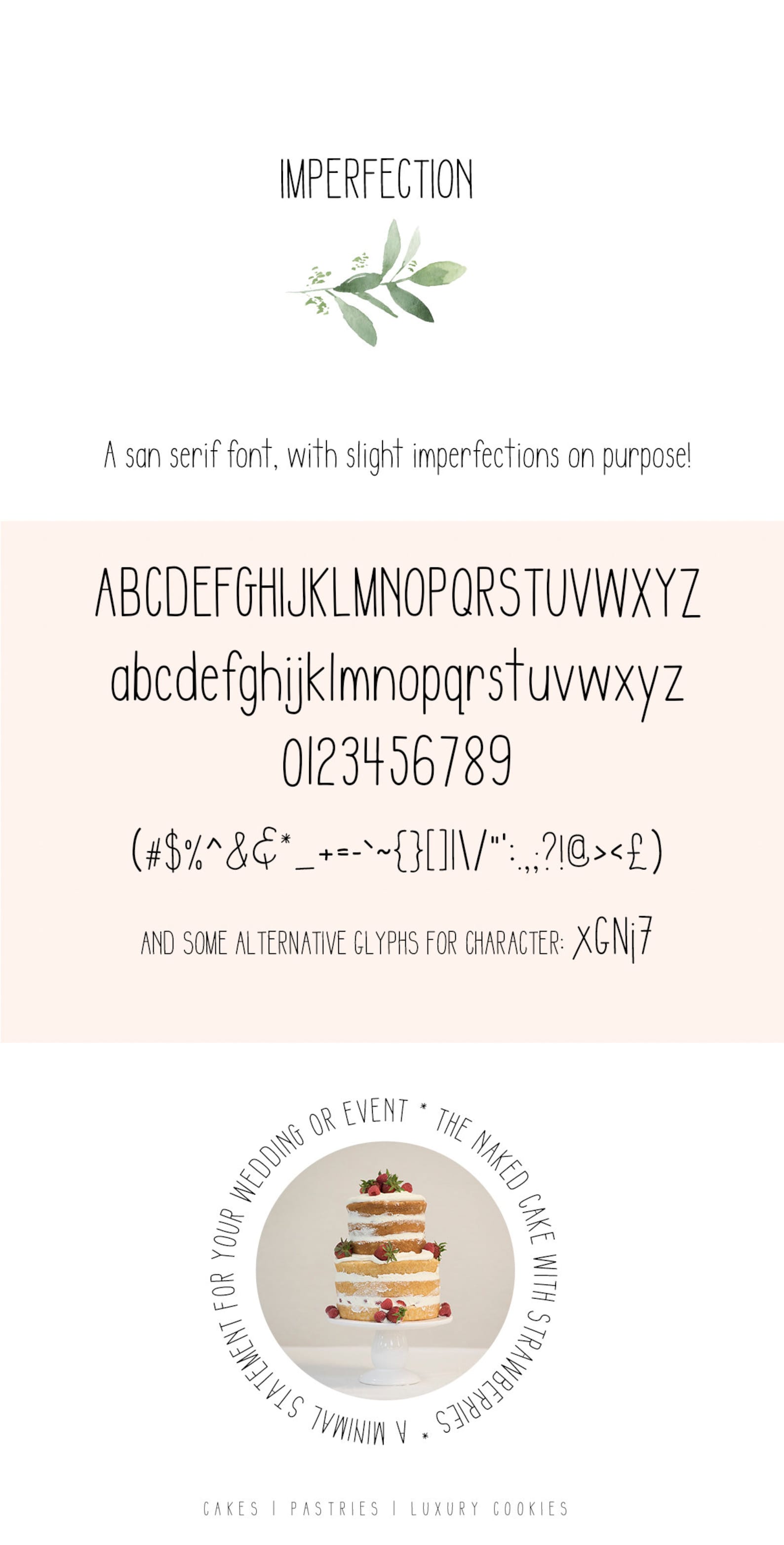 FONT A Hand Written Sans Serif Perfect for Journaling and | Etsy