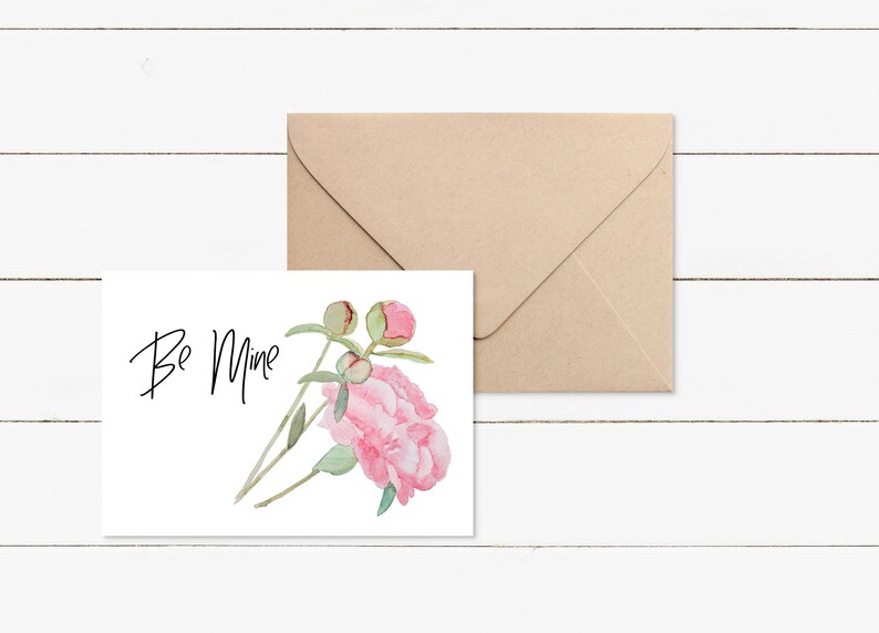 Pink Peony Watercolor Clip Art Digital Art Print Peony - Etsy