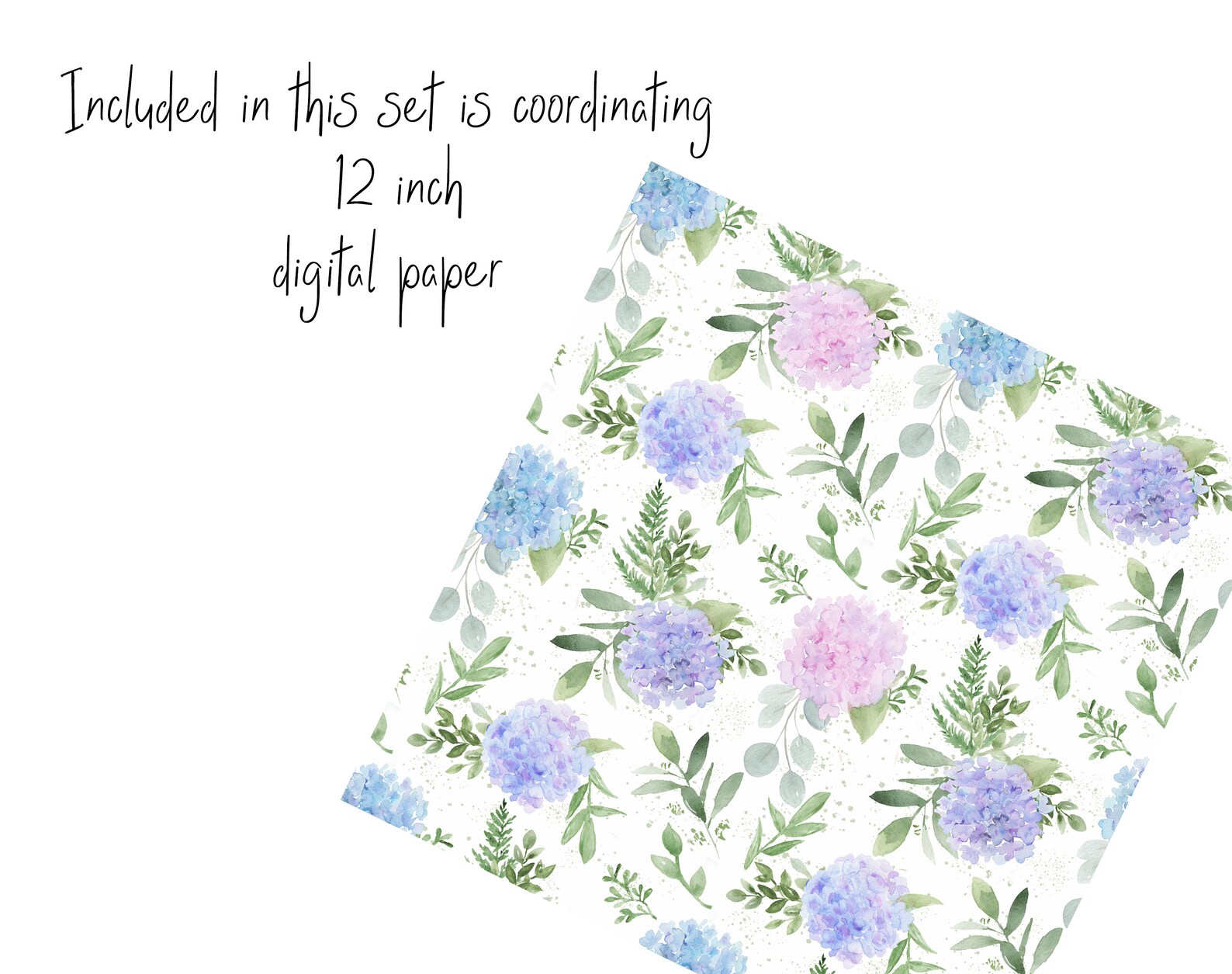 Blue, Purple and Pink Watercolor Clip Art Bundle INSTANT DOWNLOAD - Etsy