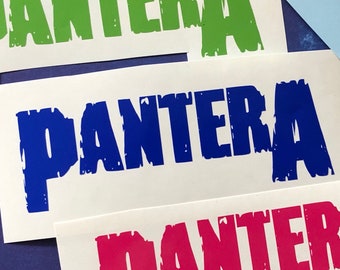 Pantera Car Decal - Etsy