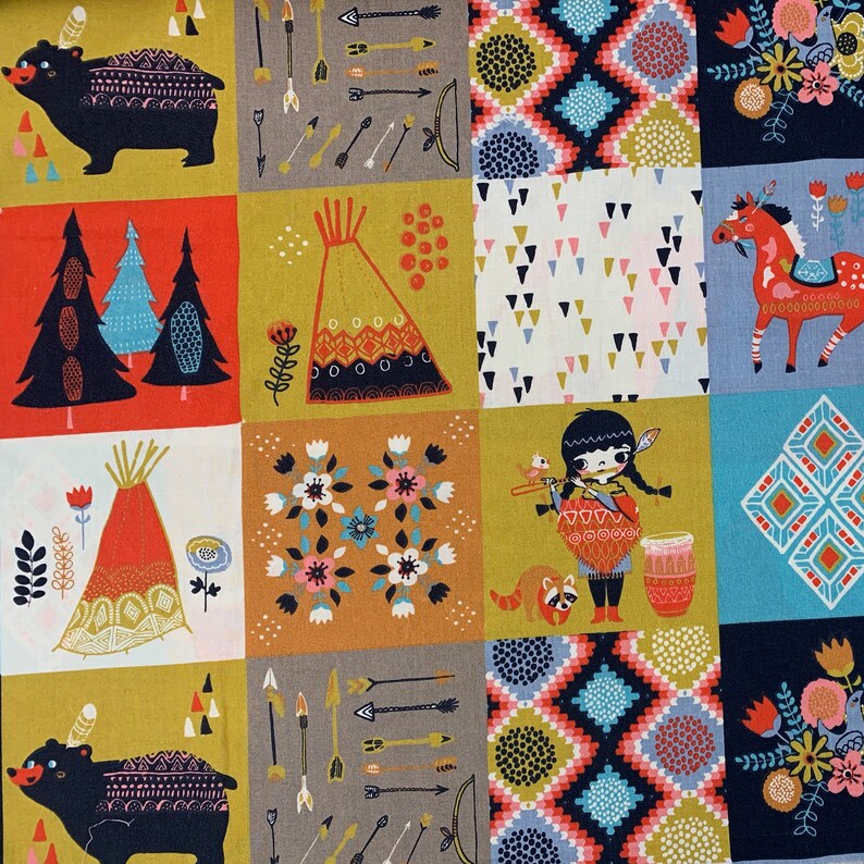 Birch Fabrics: Wildland Patch by Miriam Bos - Etsy