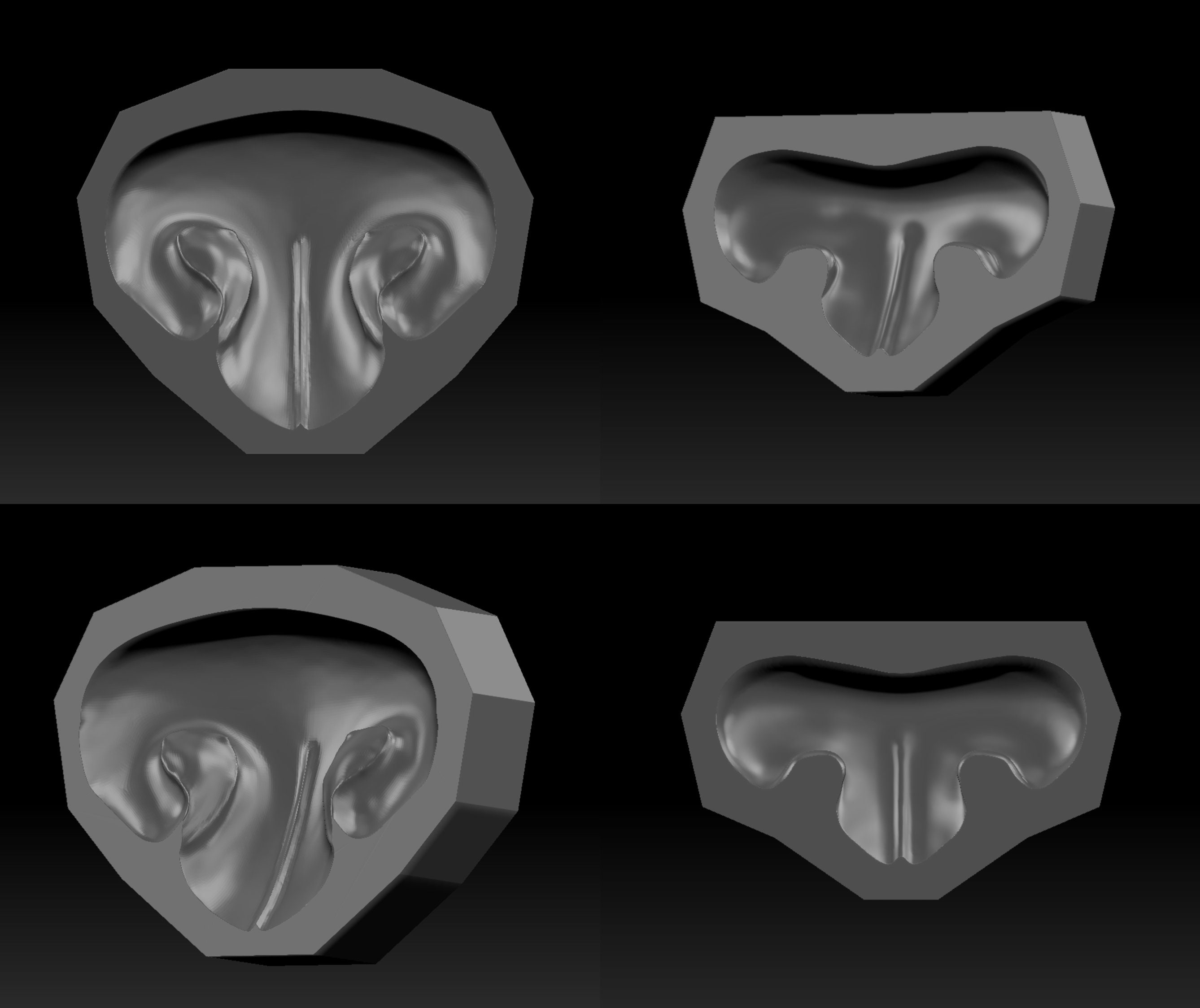 Fursuit Nose Molds 3D Model Digital Download Pack - Etsy