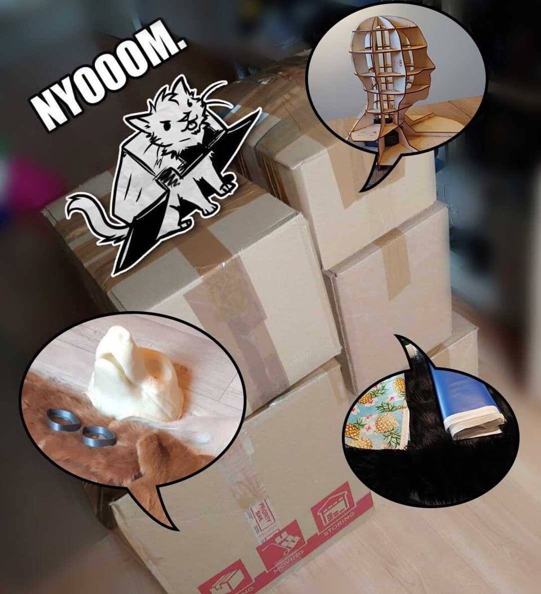 Fursuit Head DIY Kit Mystery Box - Etsy UK