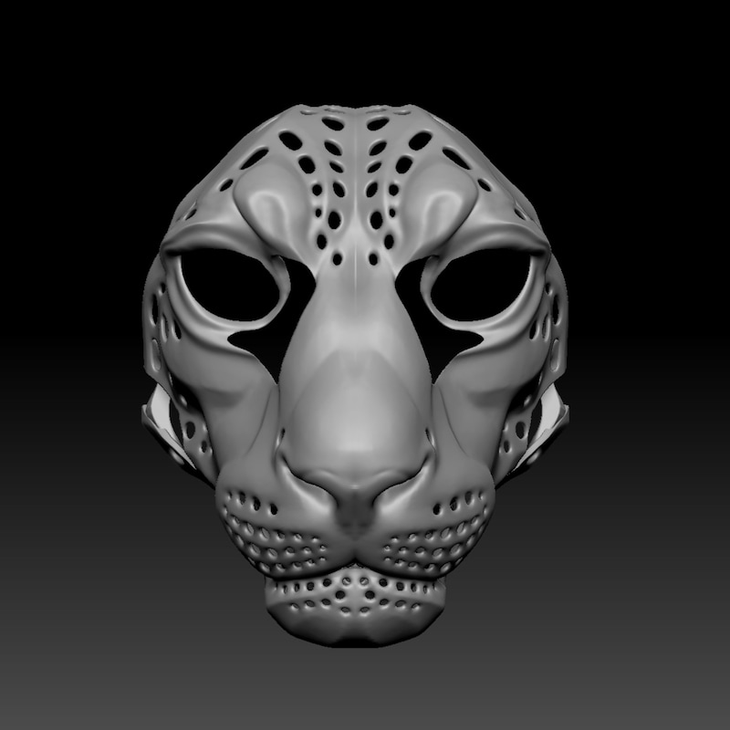 Fursuit Cat Mask 3d Model - Etsy
