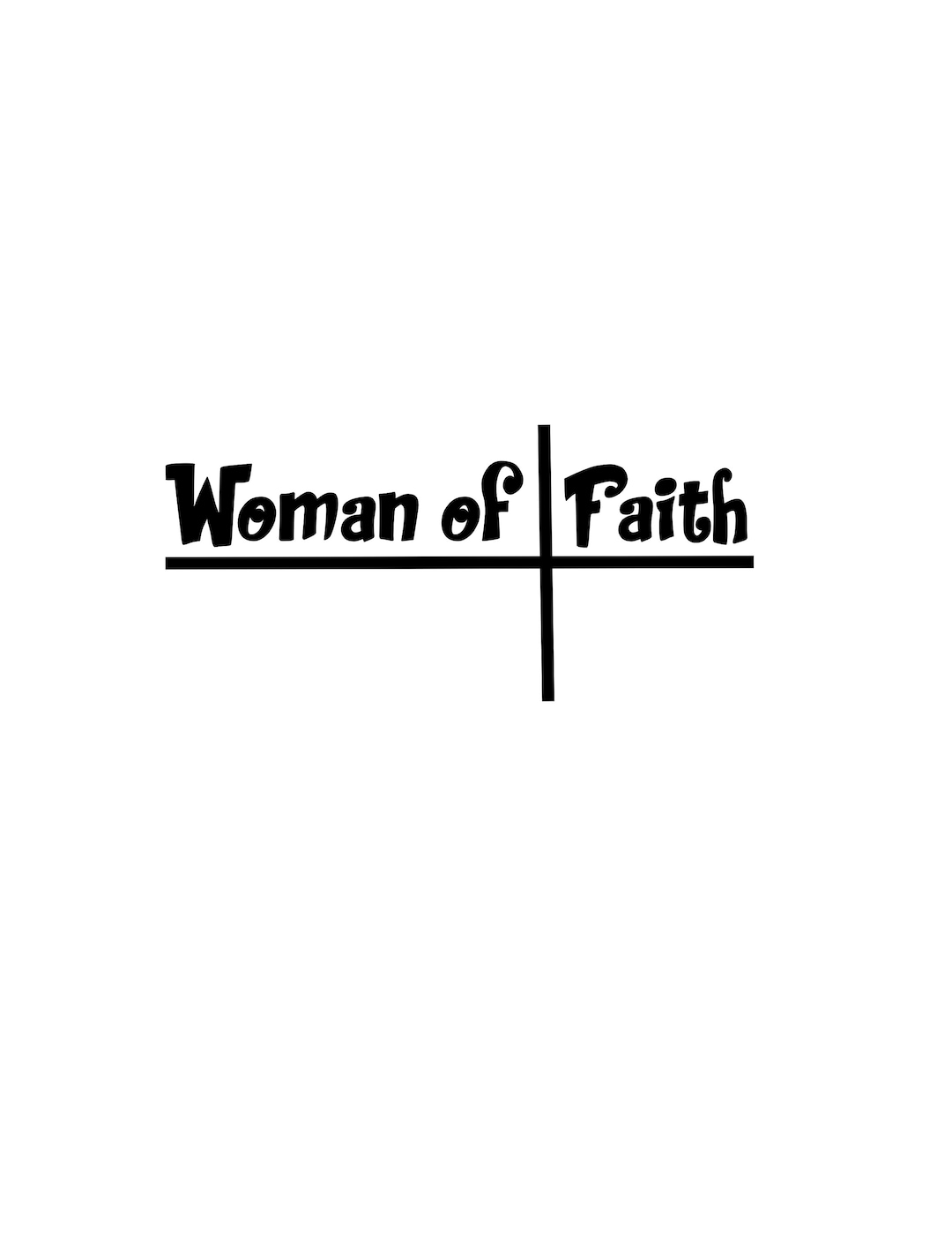 Woman of Faith Svg-instant Digital Download - Etsy