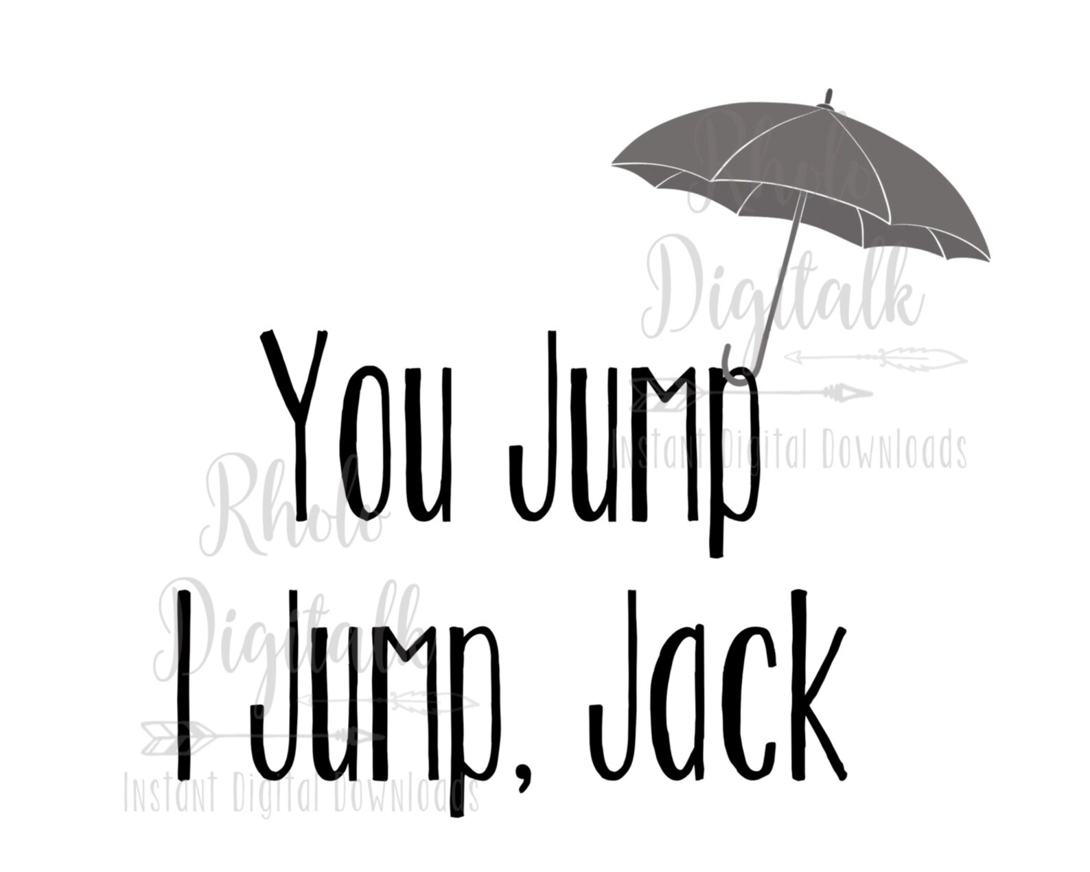 You Jump I jump Jack svg-Instant Digital Download | Etsy
