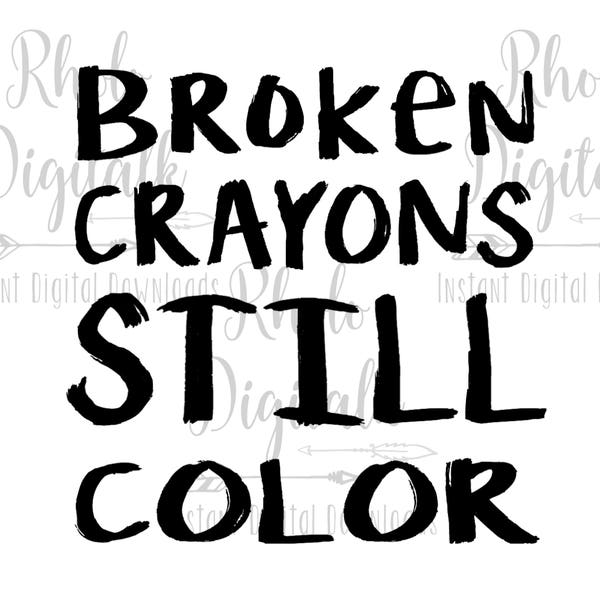 Broken Crayons - Etsy