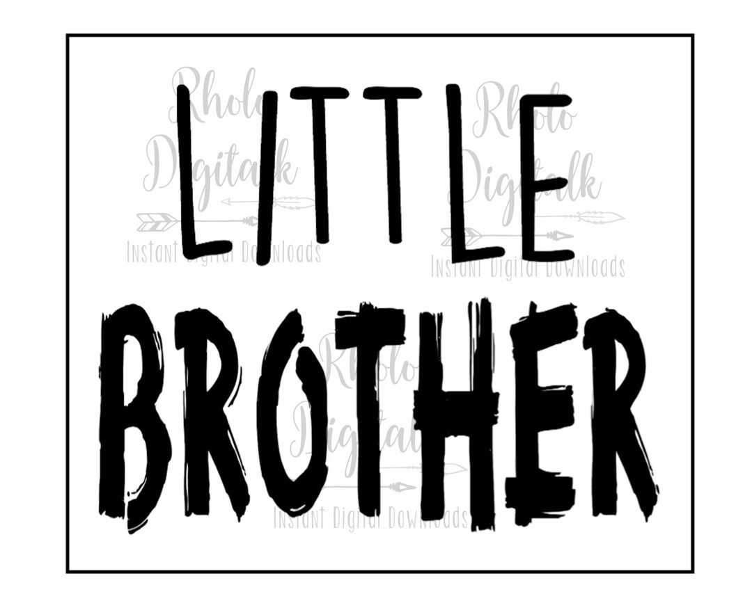 Little Brother-instant Digital Download - Etsy