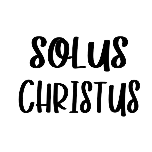 Solus Christus - Etsy