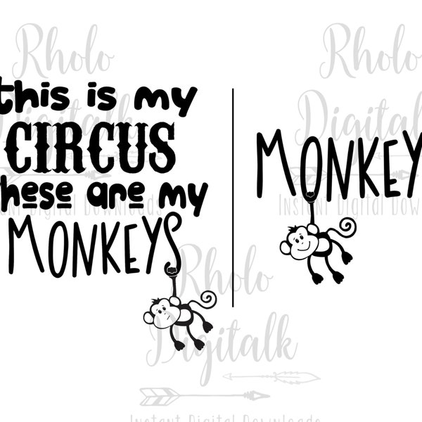 This is My Circus These Are My Monkeys - Etsy