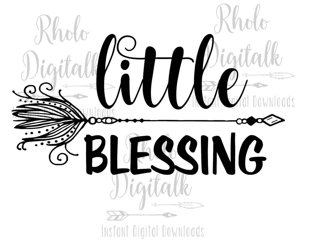 Littleblessing Svg-instant Digital Download - Etsy