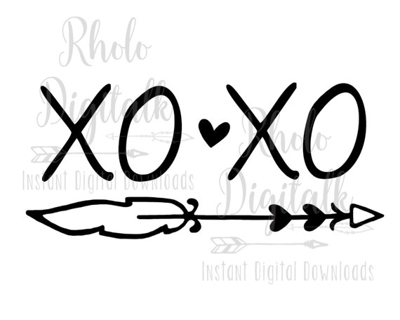 XO XO Instant Digital Download | Etsy