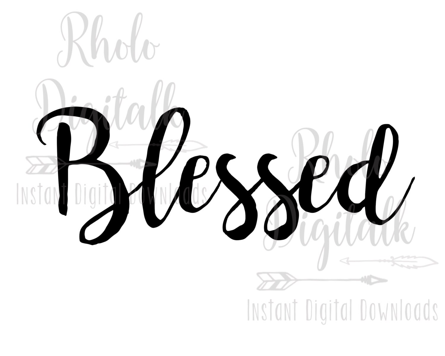 Blessed Svg-instant Digital Download - Etsy