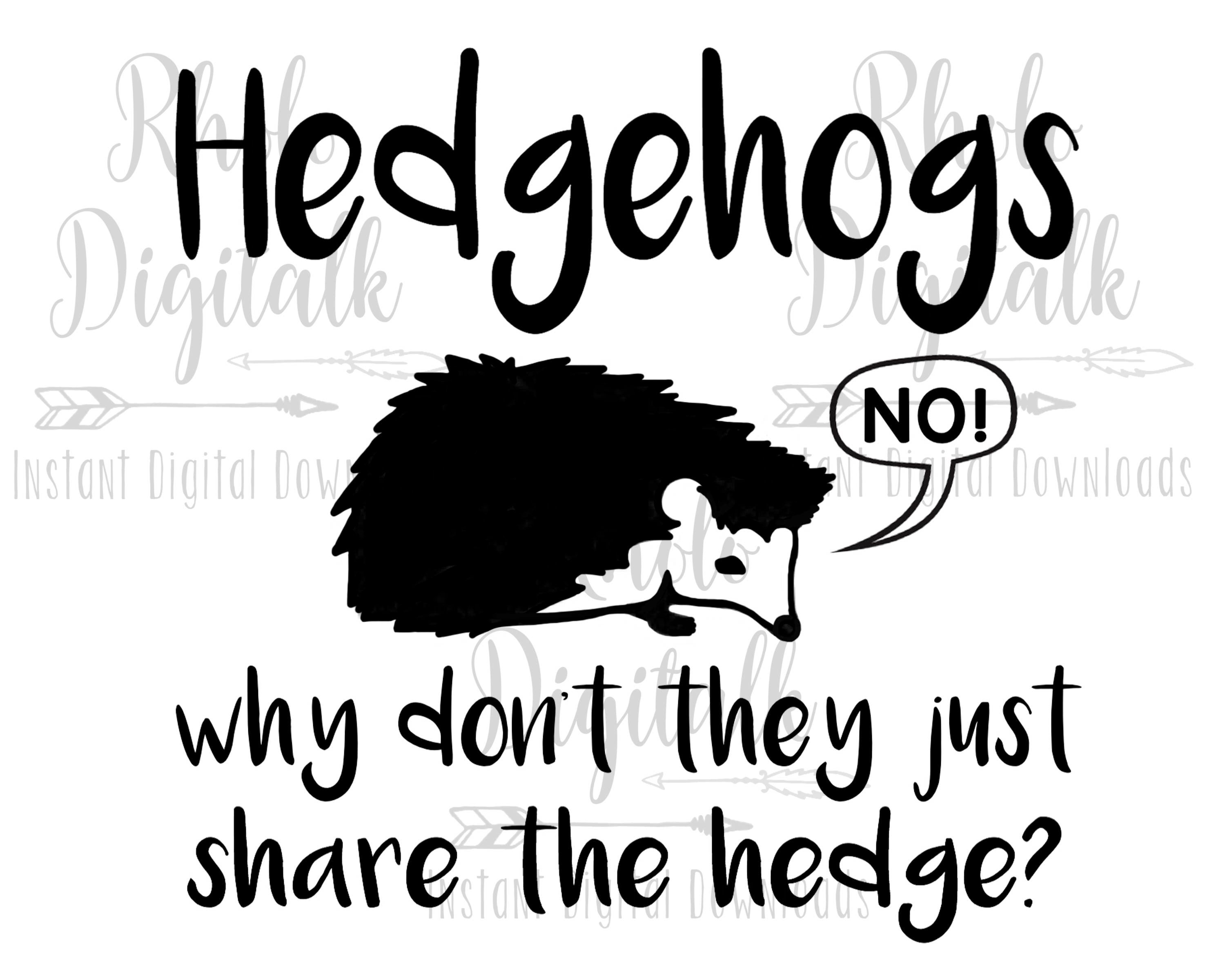 Hedgehogs Svg-instant Digital Download - Etsy