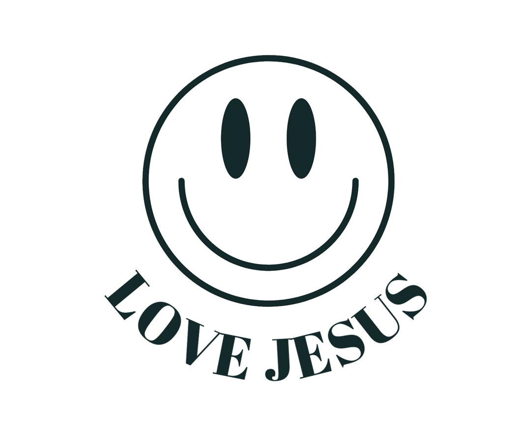 Amor Jesús Smiley svg - Etsy España