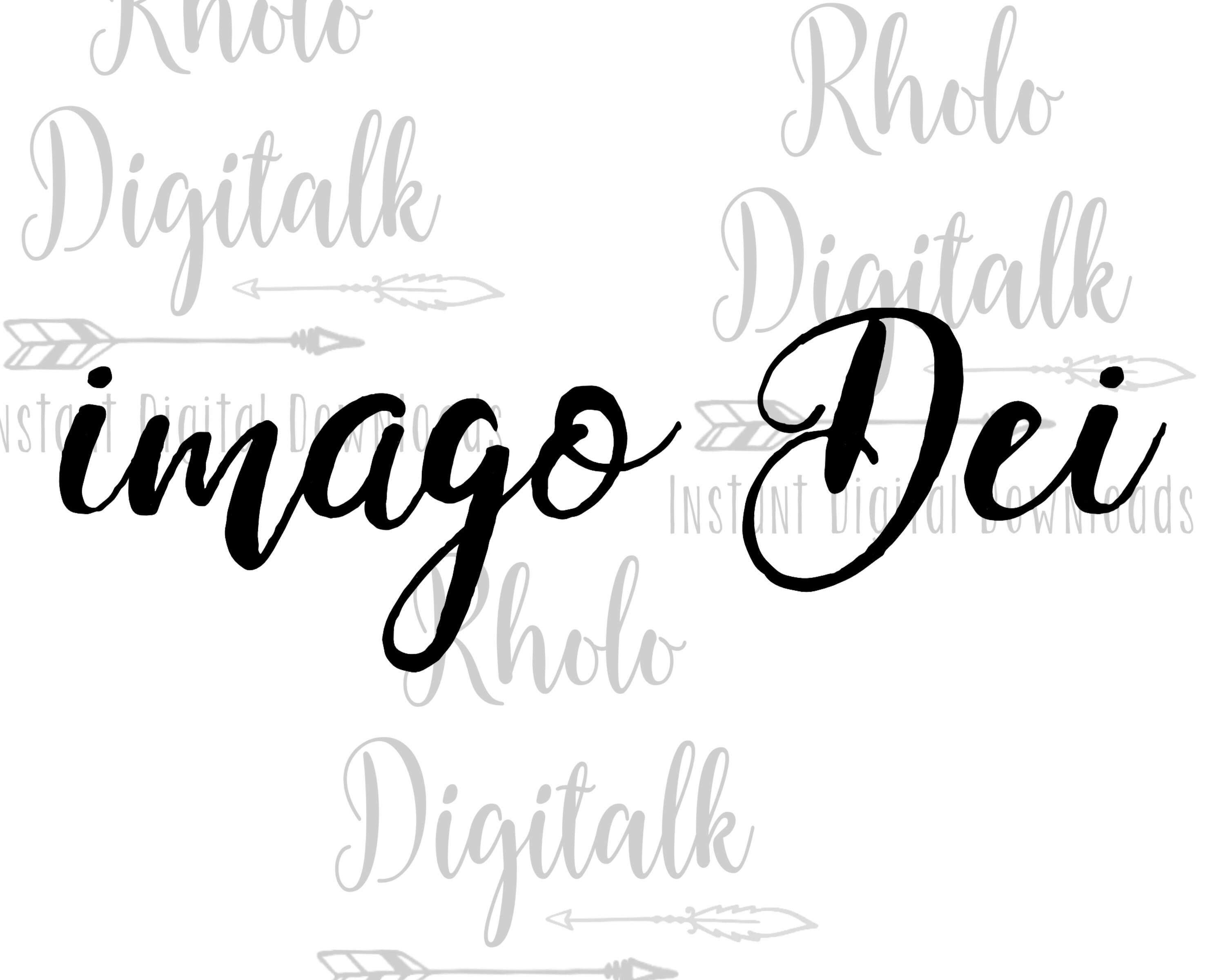 Imago Dei Image of God Svg-instant Digital Download - Etsy UK