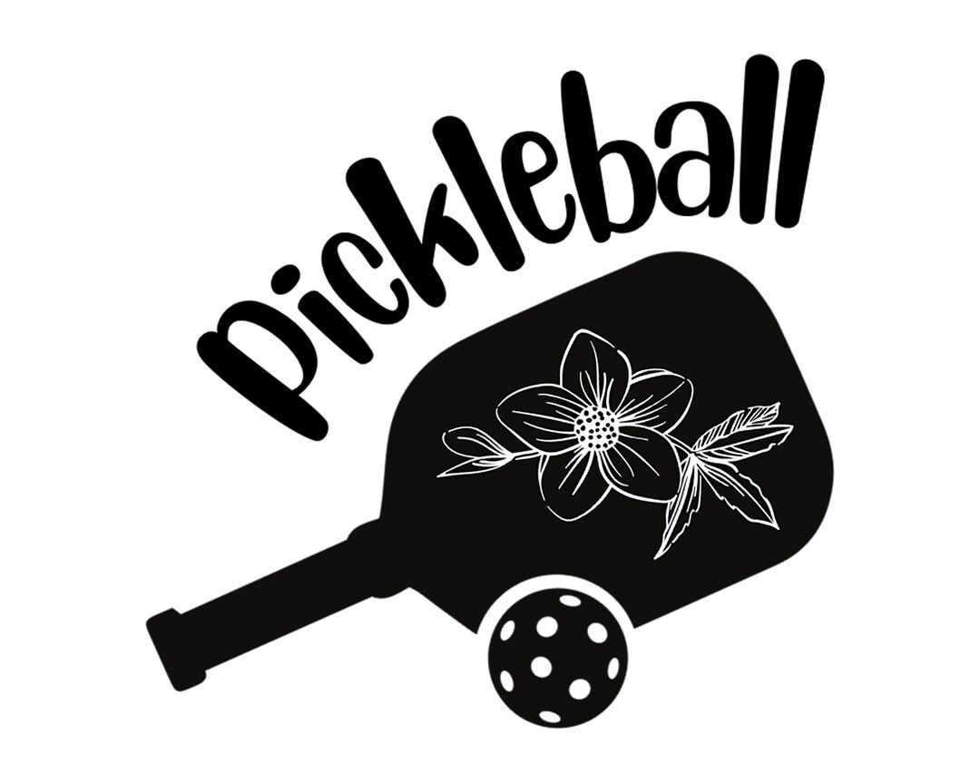 Pickleball Flower Paddle Svg-instant Digital Download - Etsy