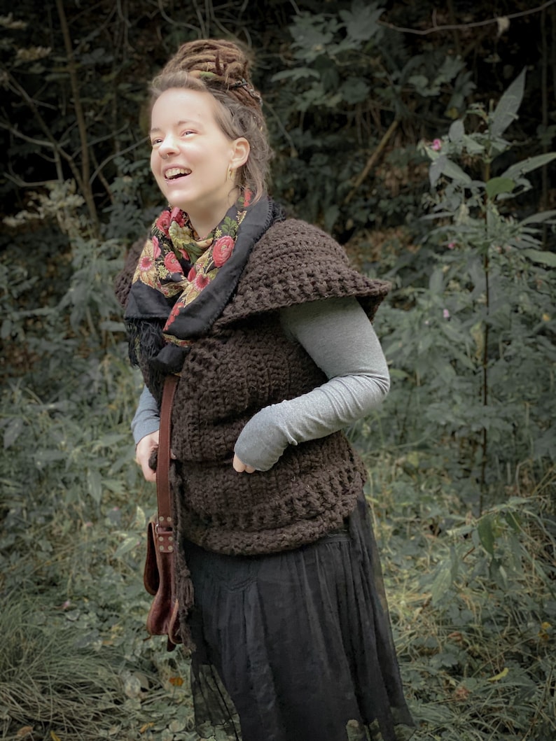 PATTERN Crochet Chunky Bulky Wrap Vest - Etsy