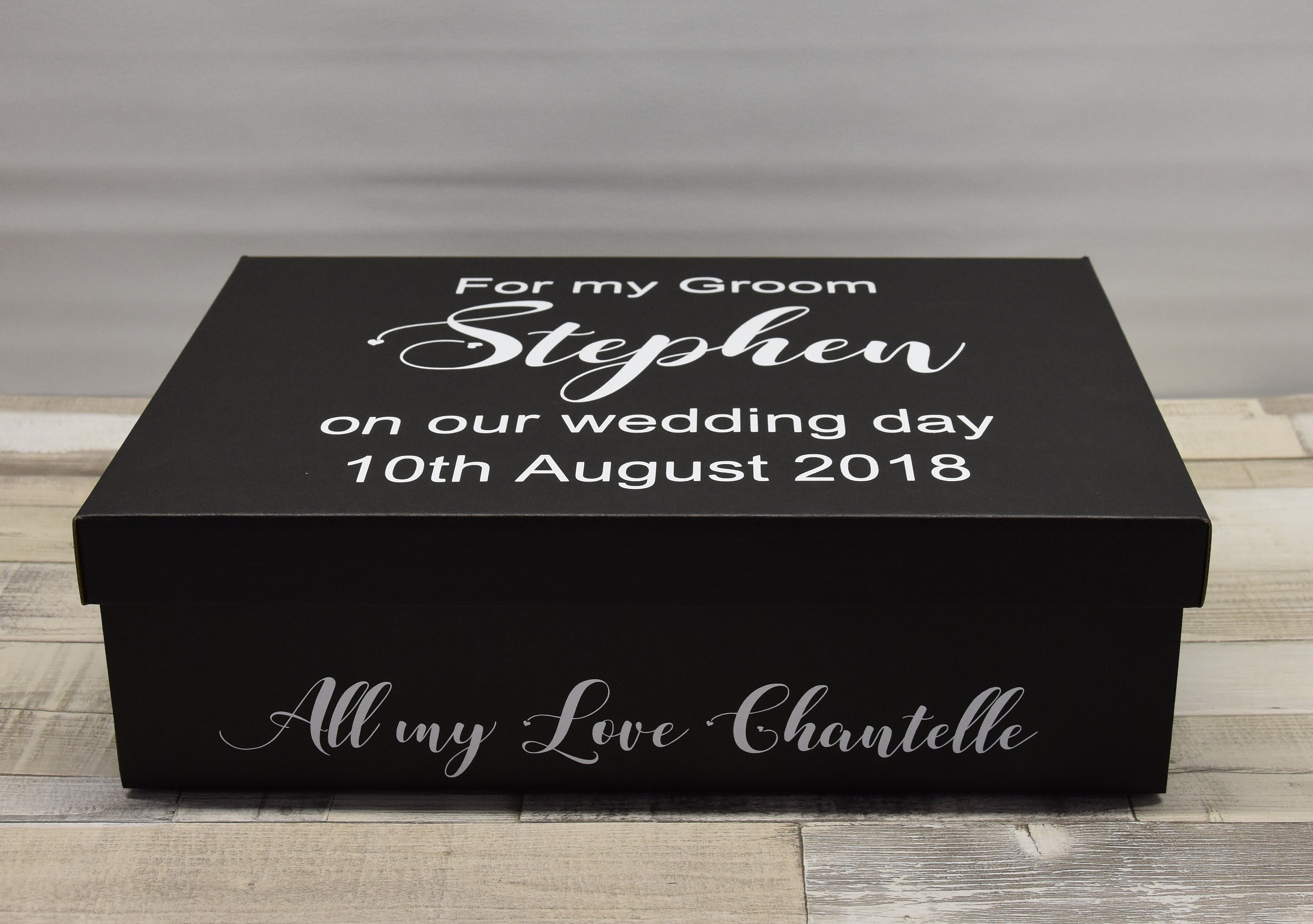 Personalised Groom Box, Groom Gift Box, Large Groom Box, Husband to Be ...