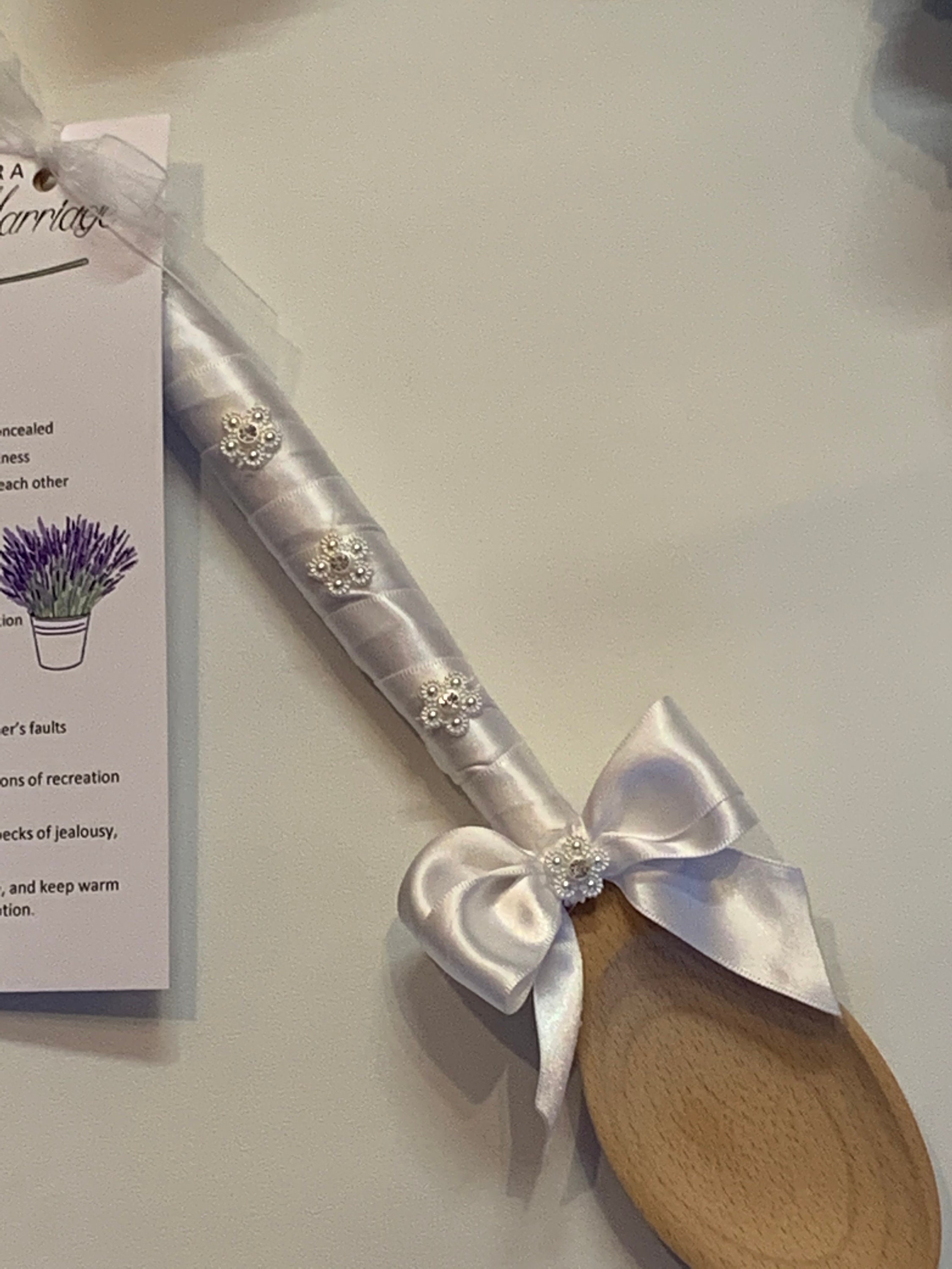 Decorated Wedding Wooden Spoon Tradition Good Luck Wedding Gift - Etsy UK
