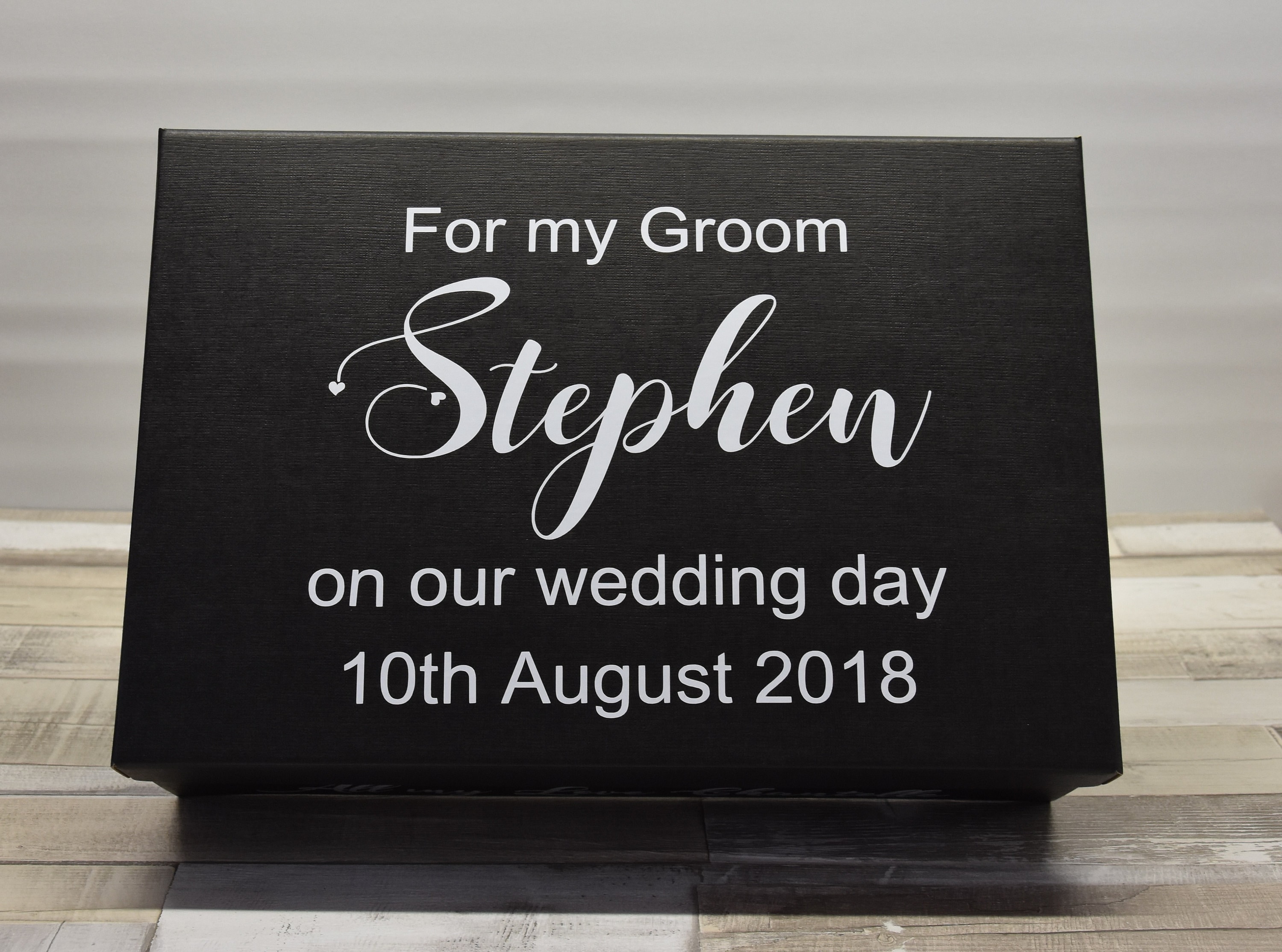 Personalised Groom Box, Groom Gift Box, Large Groom Box, Husband to Be ...