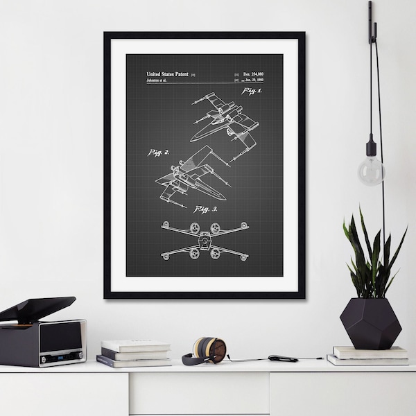 X Wing Blueprint - Etsy