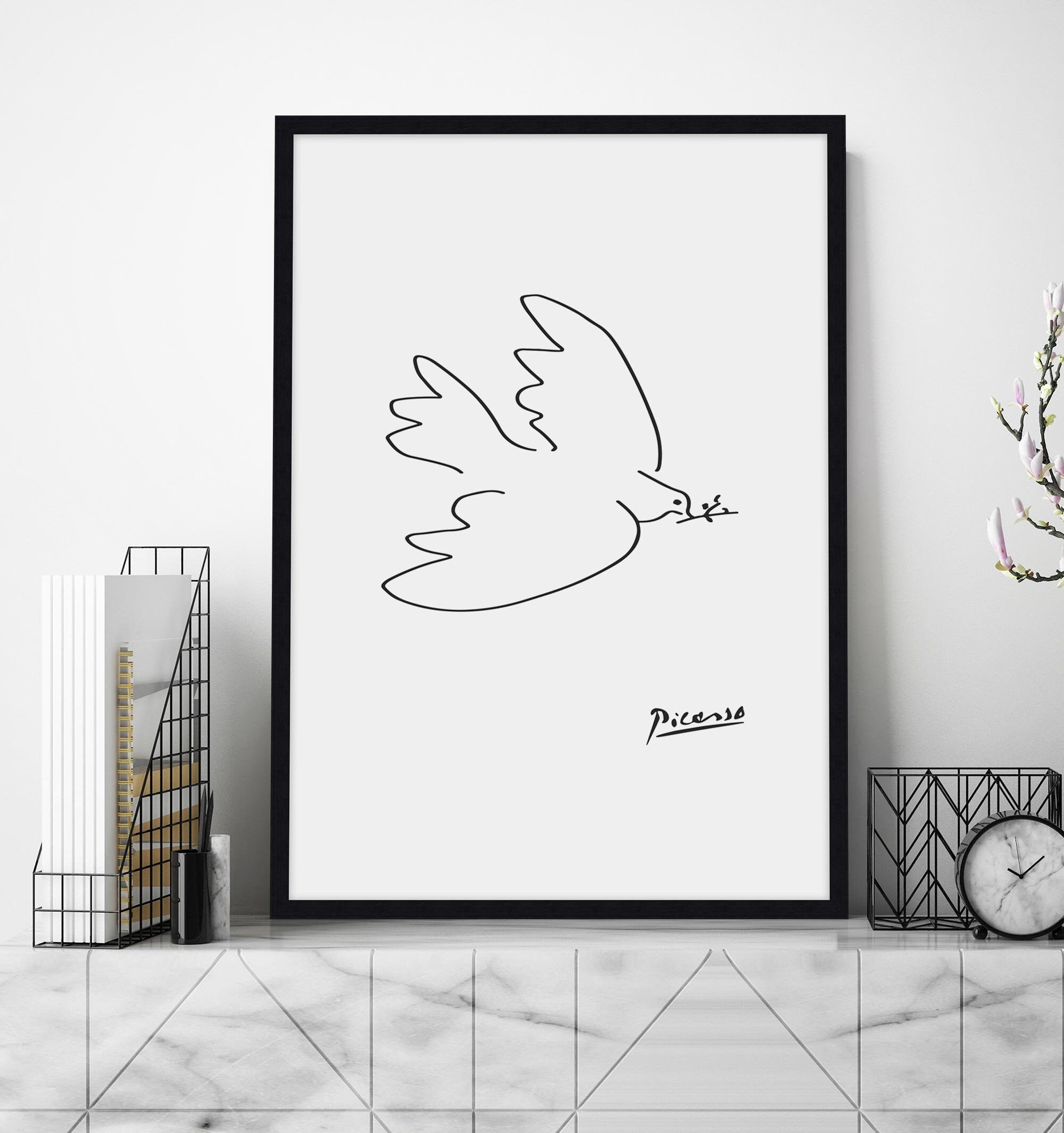 Dove of Peace by Pablo Picasso Art Print - Etsy