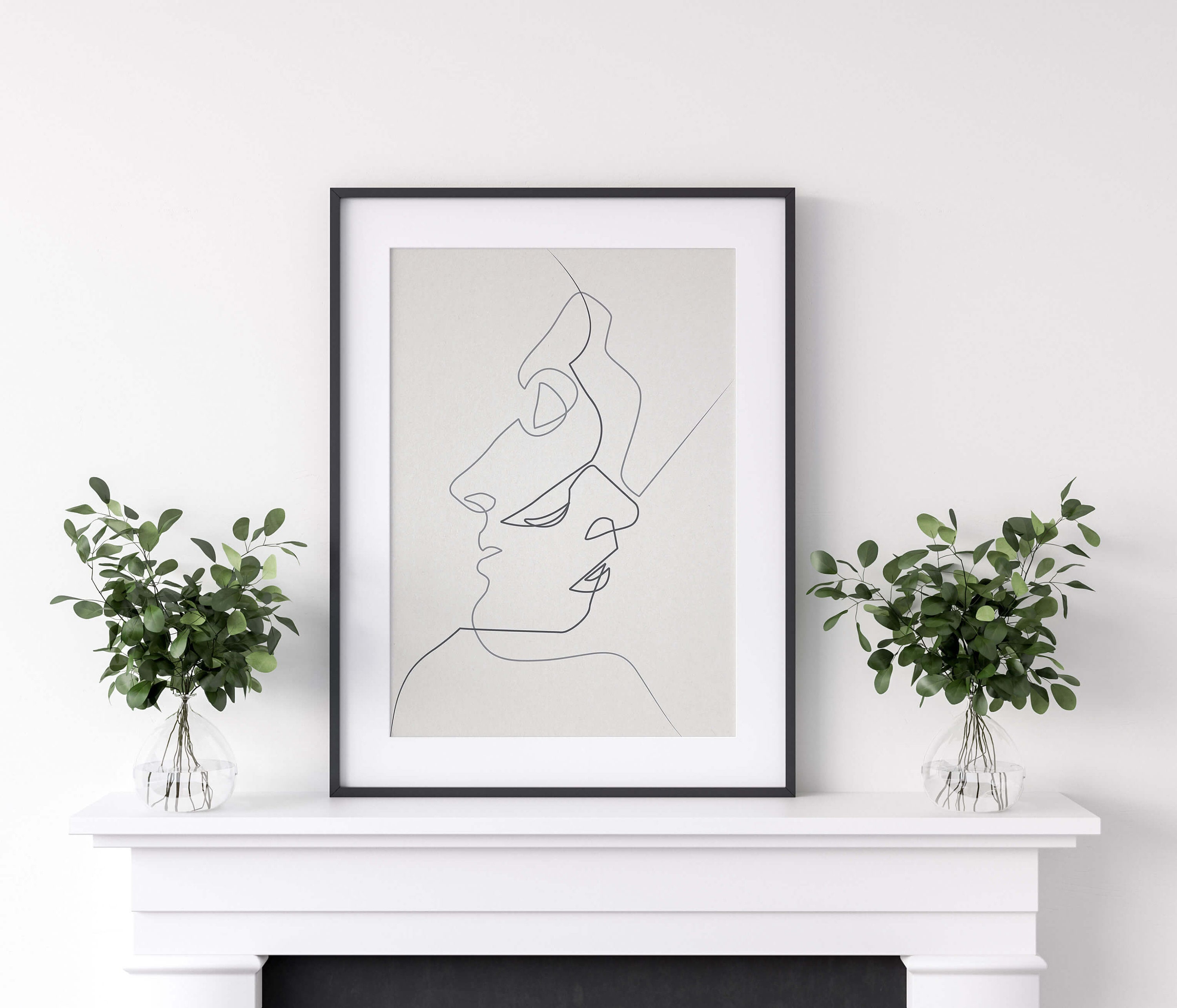 Close Noir grey by Quibe Art Print - Etsy